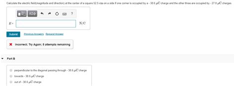 Solved Calculate The Electric Field Magnitude And Direction