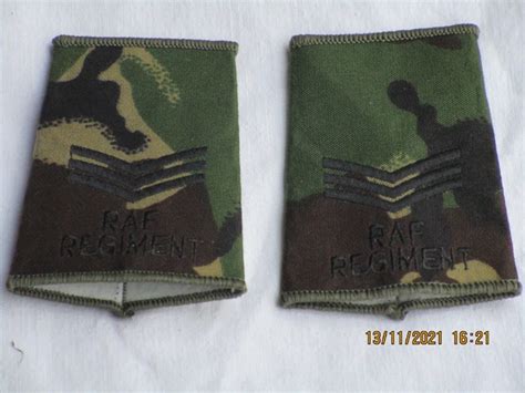 Gb Rank Loops Sergeant Raf Royal Air Force Dpm Air Force 2 £8 42 Picclick Uk