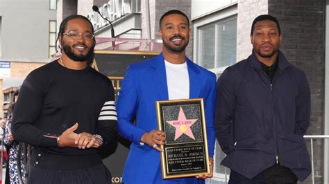 Emotional Michael B Jordan Receives Star On Hollywood Walk Of Fame