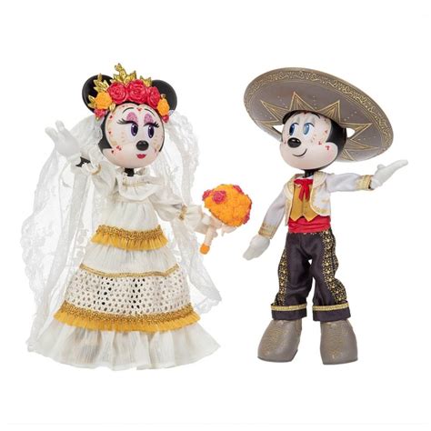 Muñecos Disney Minnie Mouse Minnie Y Mickey Catrines Día De Muertos 2