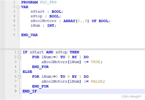 Plc中st编程的数组三菱plcst语言数组array Csdn博客