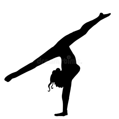 Ginástica rítmica ajustada ilustração do vetor Ilustração de gymnast