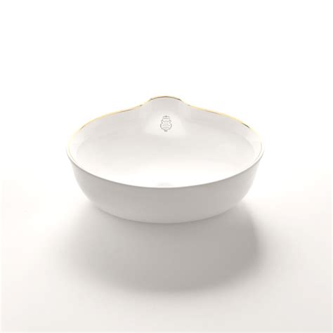 Titanic Second Class Cabin White Porcelain Bathroom Vessel Sink