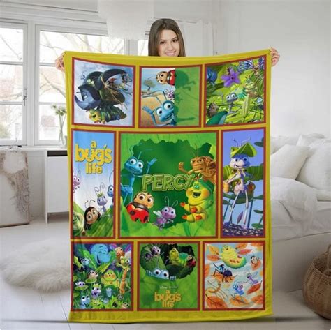 Personalized A Bugs Life Blanket With Name Bug Blanket Sold By