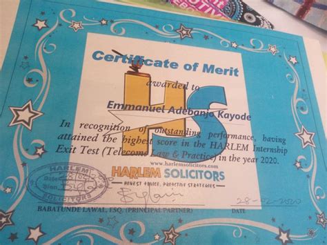 Emmanuel Adebanjo On Linkedin Upon The Completion Of My Internship At
