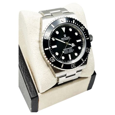 Rolex Submariner 124060 41mm Black Ceramic Stainless Steel Box Paper
