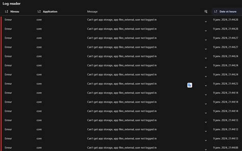 still issue can t get app storage app files external user not logged