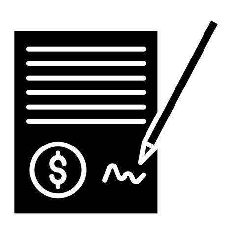 Premium Vector Contract Vector Illustration
