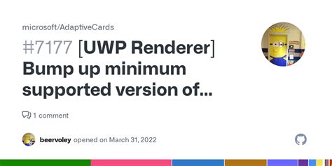 Uwp Renderer Bump Up Minimum Supported Version Of Windows Sdk · Issue