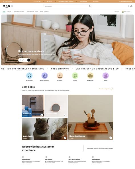 Mono Theme Folk Ecommerce Website Template