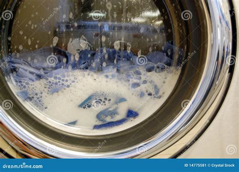 Laundromat Washing Machine Stock Image Image Of Silver 14775581