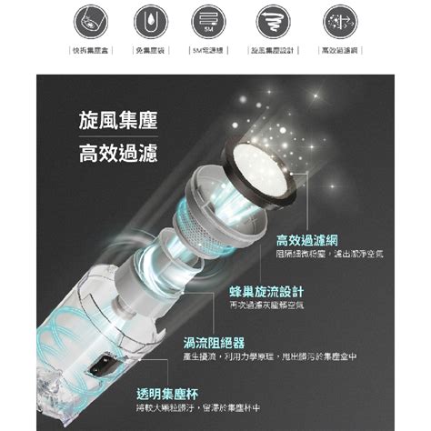 Chimei奇美 手持強力氣旋吸塵器 Vc Hmdph0 蝦皮購物