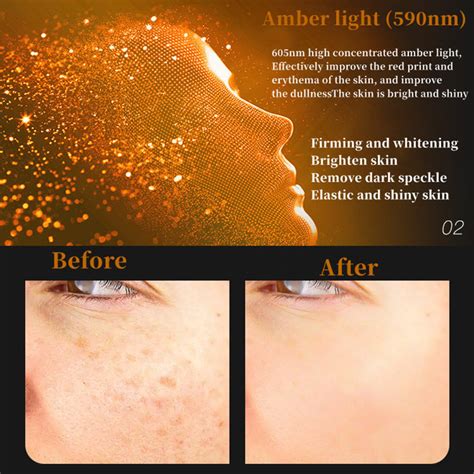 Badu Bg Гъвкава 4 цветна фотонна Led маска за лице с червена светлина Терапия против стареене