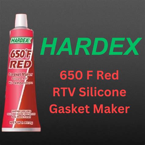 Hardex 650F Red RTV Silicone Gasket Maker RS 650 Lazada