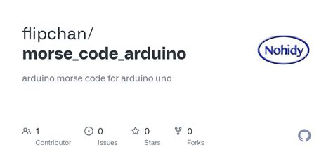 GitHub Flipchan Morse Code Arduino Arduino Morse Code For Arduino Uno