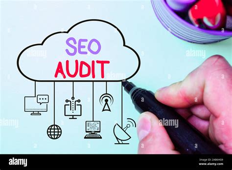 Handwriting Text Writing Seo Audit Conceptual Photo Search Engine Optimization Validating And