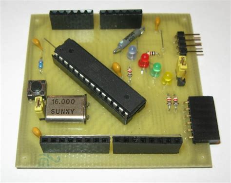 103 Плата микроконтроллера ATmega8 e kit Электронные наборы и модули