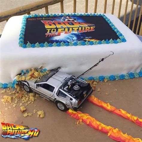 Back To The Future Birthday Cake Delorean Car Cake Bttf Car Back To