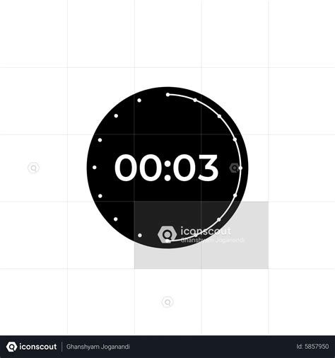 5 Second Timer Animated Icon Free Download User Interface Animated