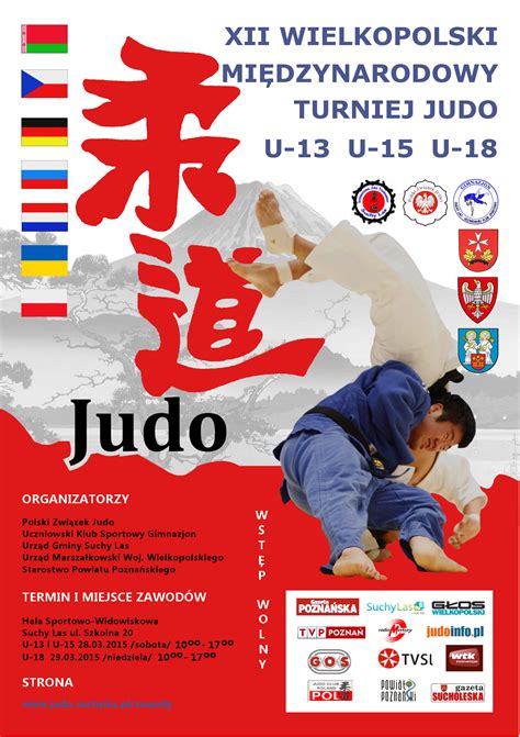 XII Wielkopolski Międzynarodowy Turniej Judo 2015. Plakat na turniej ...