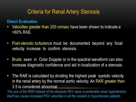 Renal Doppler