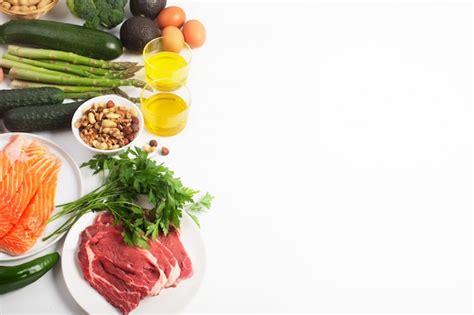 Premium Photo Ketogenic Keto Diet Including Vegetables Meat And