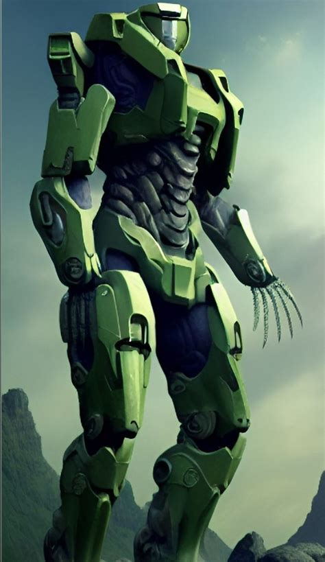 Halo Armor Concept Art By Wombo Dream Halo Arte Digital