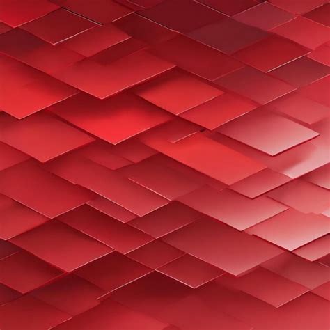Premium Photo Red Backgrouind Squarel Illustration With Gradient