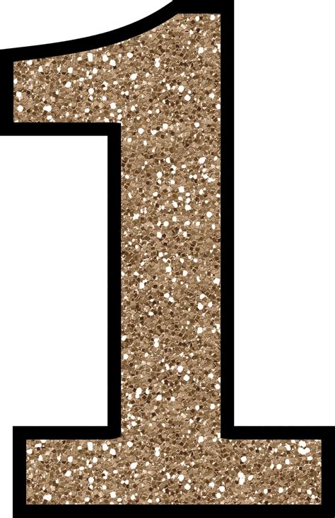 Free Glitter Numbers 0 9 To Download And Print