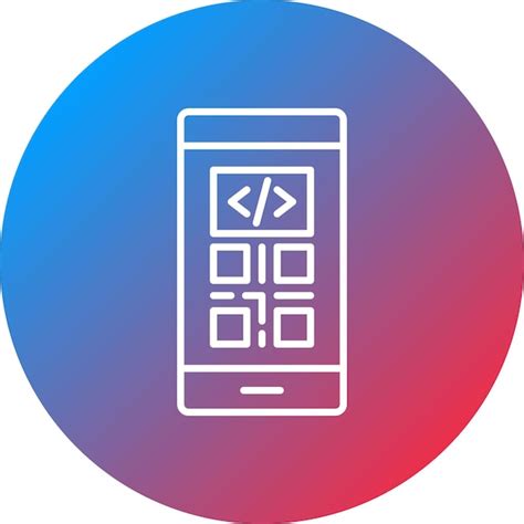 premium vector smartphone coding icon vector image can be used for
