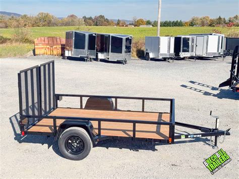Bwise Ut 3k 6x10 Utility Trailer W Rear Gate No Brakes