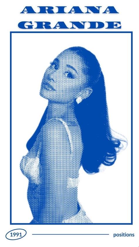 Pin By ♡ On Walpappers Ariana Grande Poster Blue Poster Cute Poster