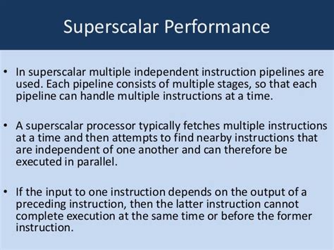 Superscalar And Superpipeline Processor