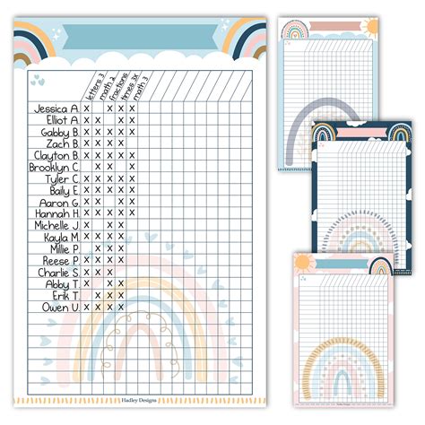Buy 4 Boho Data Charts Classroom Incentive Chart For Classroom