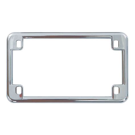 Chrome Motorcycle License Plate Frame Eagle Leather