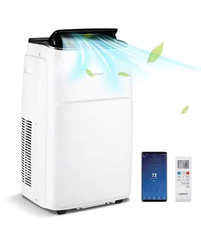 Costway 13000 Btu Portable Air Conditioner With Cool Fan Heat