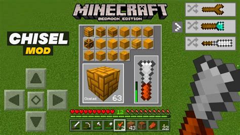 Chisel Mod Para Minecraft Pe 1 21 Bedrock Chisel Mod Addon Mcpe Bedrock Youtube