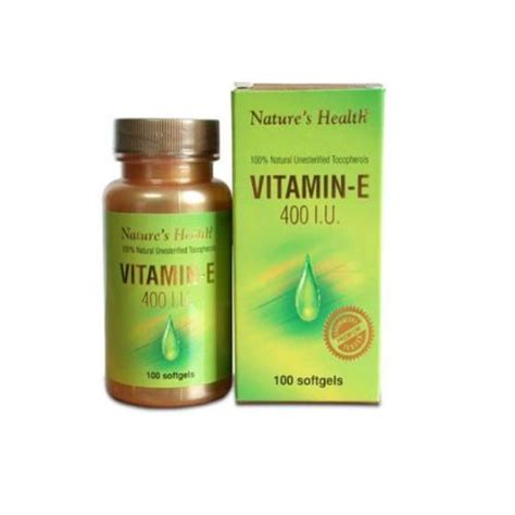 Natures Health Vitamin E 400 Iu 100 Kapsul Alodokter Shop
