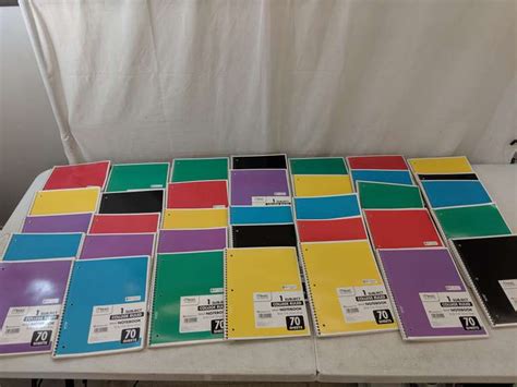 Assortment Of 35 Mead 1 Subject College Ruled Spiral Notebook 10 12