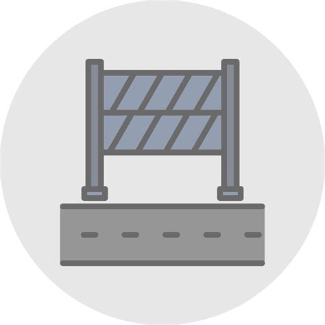 Road Block Vector Icon Design Vector Art At Vecteezy