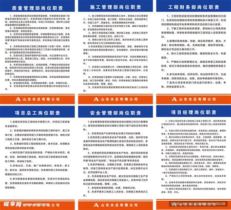 水总 管理部门 岗位职责设计图广告设计广告设计设计图库昵图网