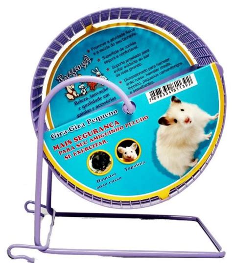 Roda De Exercícios C 15cm P Hamster Esquilo Topolino Agro Rural