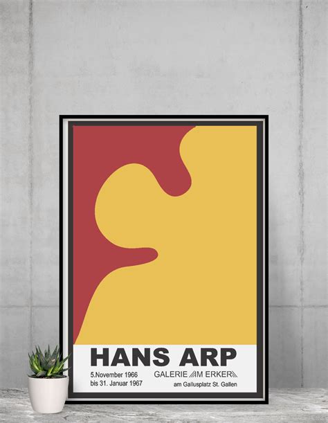 Hans Arp Poster 1966 Archival Matt 24 X 36 Inches Artofit