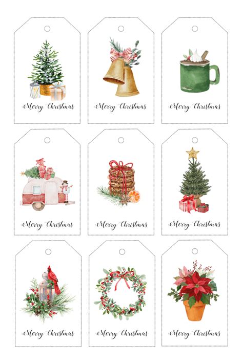 Diy Christmas Printable T Tags Artofit