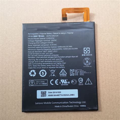 4290mAh L13D1P32 Tablet battery Li-ion For Lenovo ... – Grandado