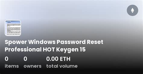 Spower Windows Password Reset Professional HOT Keygen 15 Collection