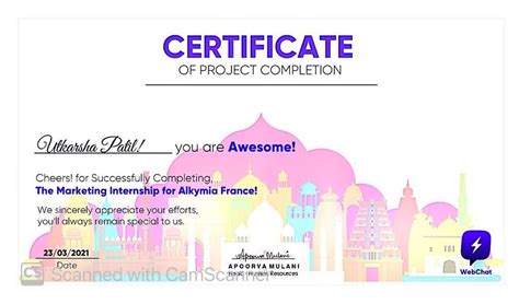 Utkarsha Patil On Linkedin Alkymia Marketing Internship Mbalife