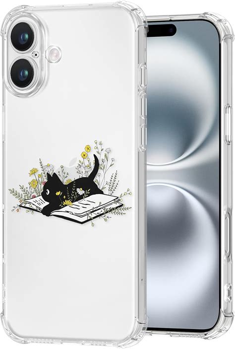 Buleens For Iphone 16 Case 61 Inch Clear Flexible Tpu Women Cute Girls Protection