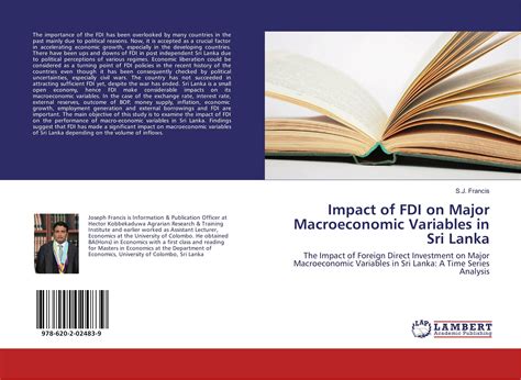 Купить Impact Of Fdi On Major Macroeconomic Variables In Sri Lanka The Impact Of Foreign Direct