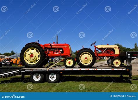 Restored Cockshutt 20 And 30 Tractors Editorial Stock Image Image Of